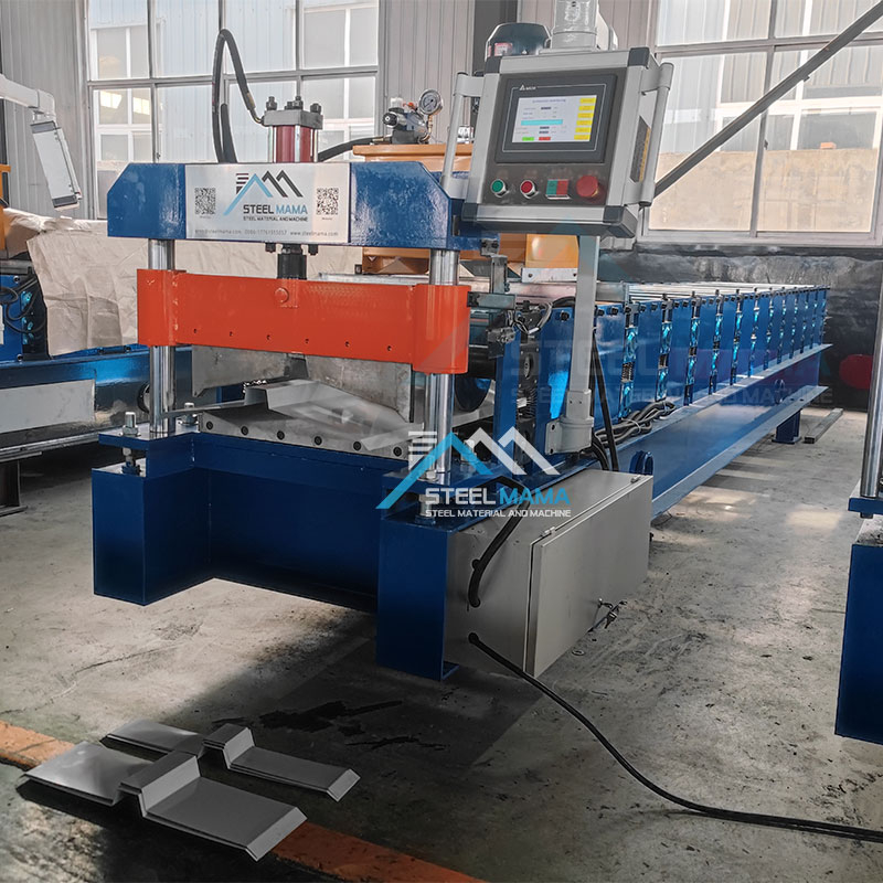 Metal Roofing Sheet Panel 625 Trapezoidal Ridge Cap Roll Forming ...