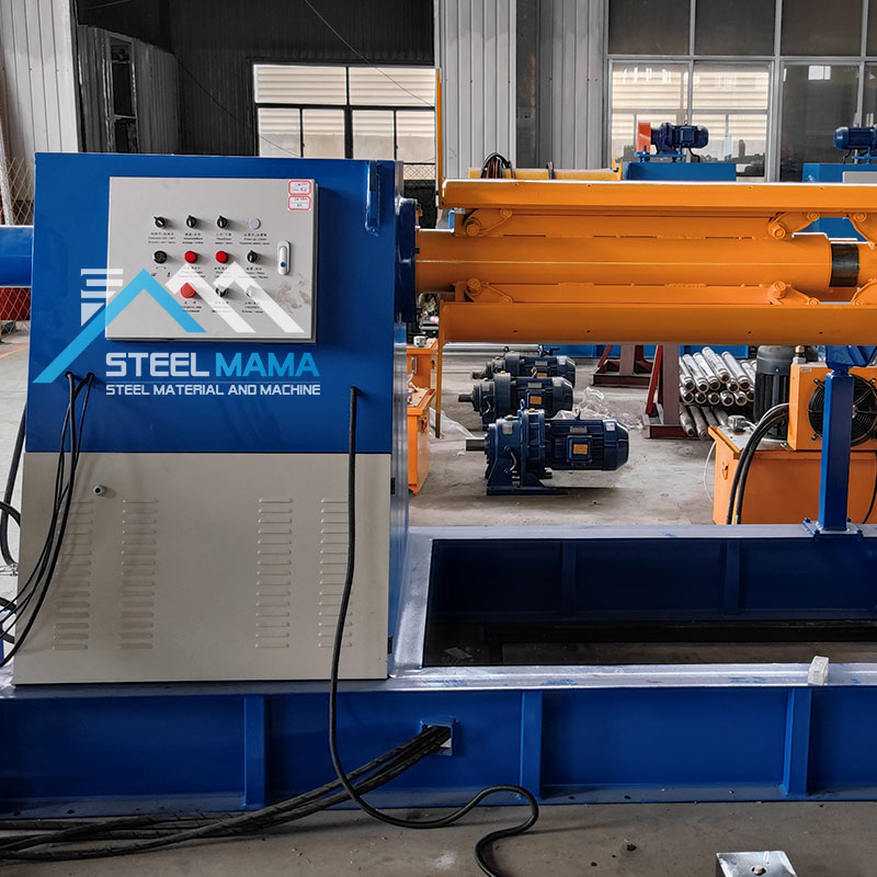 Full Automatic Steel Coil Automated Decoiling Hydraulic 7 Ton Uncoiler ...