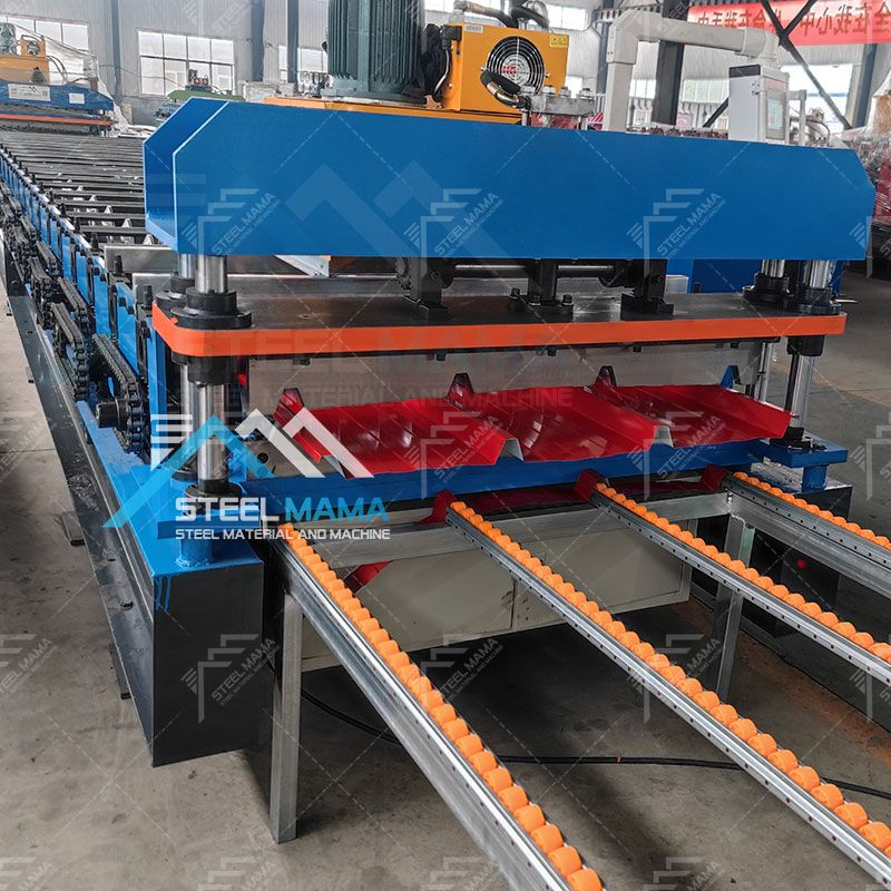 Peru Popular TR4 Trapezoidal Metal Roof Sheet Roll Forming Machine IBR ...