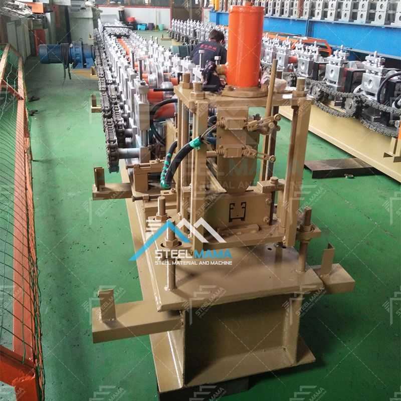 Algeria Popular High Precision Roller Shutter Door Guide Roll Forming Machine Low Noise Door ...