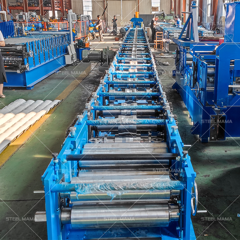Factory Low Cost Metal Hat Channel Forming Machine Purlin Roll Forming ...