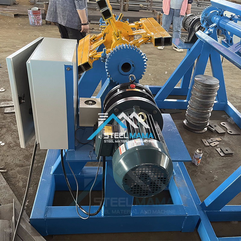 Unwind Shaft Metal Steel Coil Single Mandrel Uncoiler Electric Decoiler ...