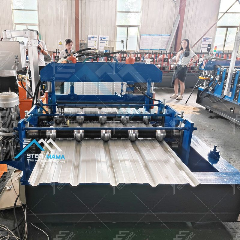 Bolivia Popular Full Automatic Steel Metal Sheet Crimping Roof Panel ...