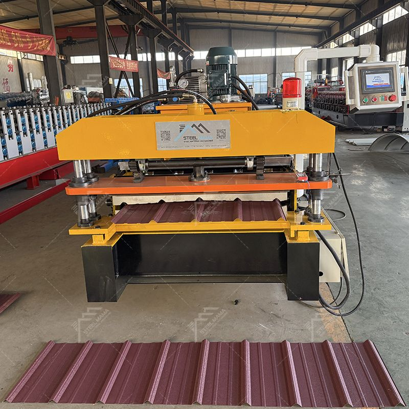 Mexico Popular Full Automatic 914 IBR Trapezoidal Roof Sheet Roll ...